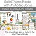Safari Theme Classroom Birthday Chart Ideas Printable - Birthday Charts ...