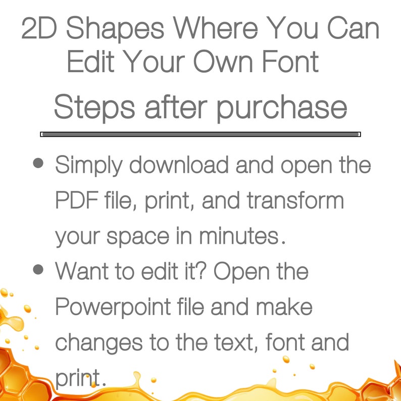 Bee Theme Classroom 2D Shapes Math Shape Posters Printable 2D Shapes ...