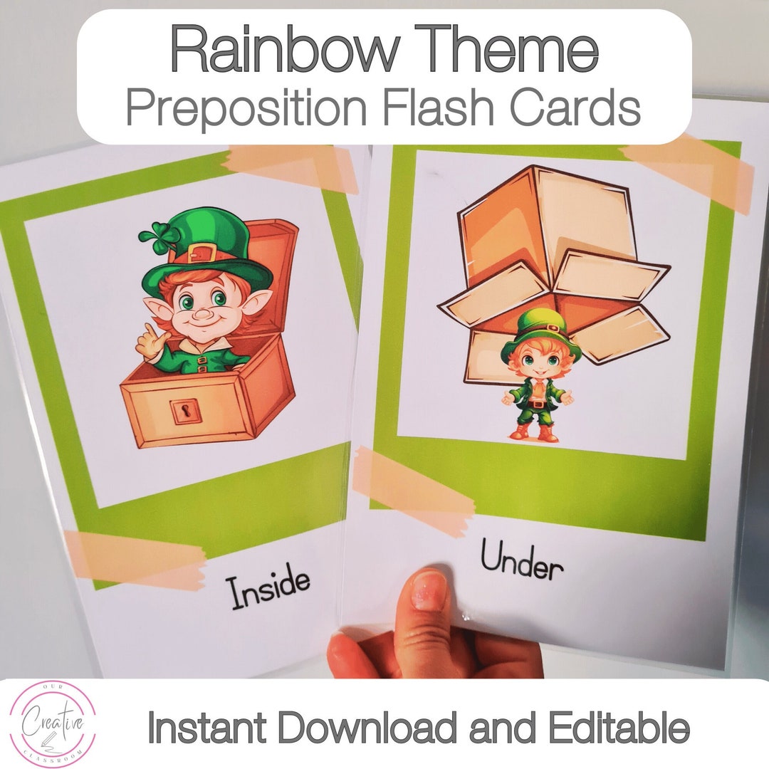 Rainbow-themed Classroom | Prepositions | Learning Positions With ...