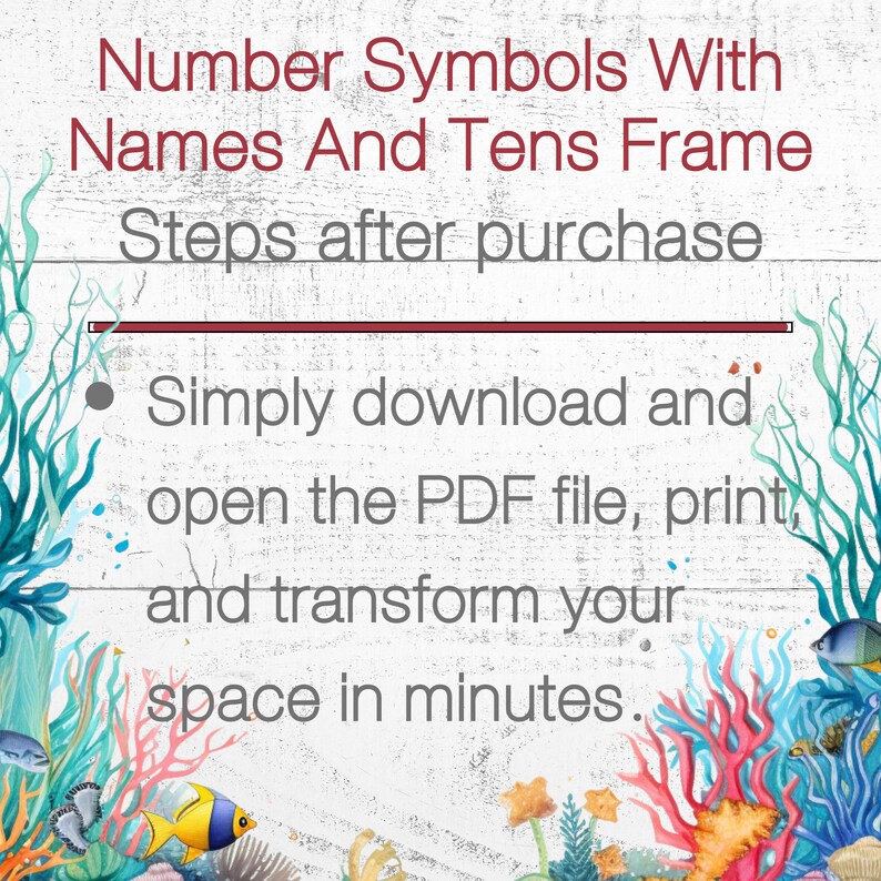 Under the Sea Classroom Theme Alphabet Flash Cards PDF Printable Number ...