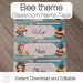 Bee Themed Classroom | Number Flashcards | Number Posters | Editable ...