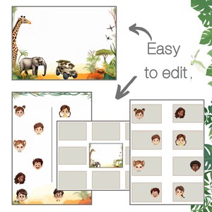Safari Theme Classroom Affirmation Station and Feelings Chart | Class ...