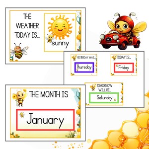 Bee Themed Classroom Decor Bundle Printables - Includes 15 Amazing Bee ...
