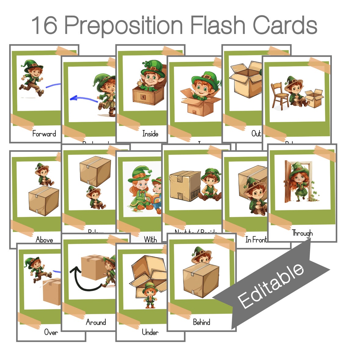 Rainbow-themed Classroom | Prepositions | Learning Positions With ...