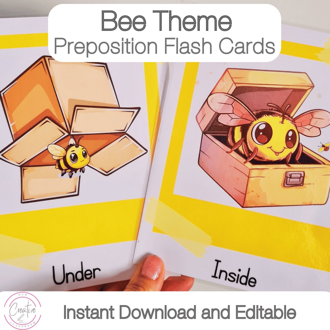 Bee Theme Classroom | Prepositions | Learning Positions With Position ...
