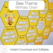 Bee Themed Classroom Birthday Chart Ideas Printable - Birthday Charts ...