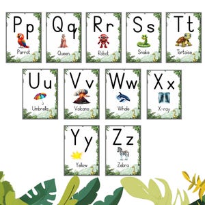 Editable Dinosaur-themed Alphabet Posters | Classroom Decor | Phonics ...