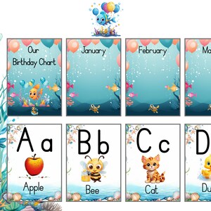 Under the Sea Classroom Decor Bundle Printables - Includes 15 Amazing ...