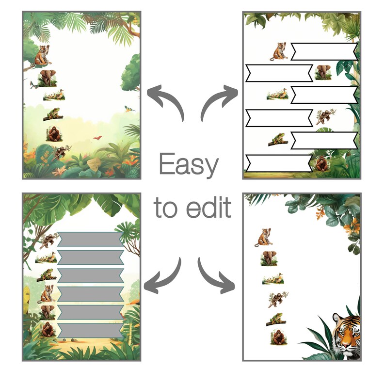 Jungle Theme Classroom Rules Posters Printable - Class Rules for ...