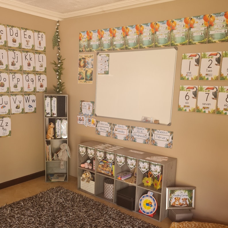 Jungle Theme Classroom Decor Bundle Printables Includes 13 Amazing ...