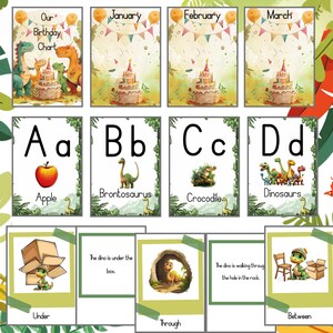 Dinosaur Theme Classroom Decor Bundle Printables - Includes 15 Amazing ...