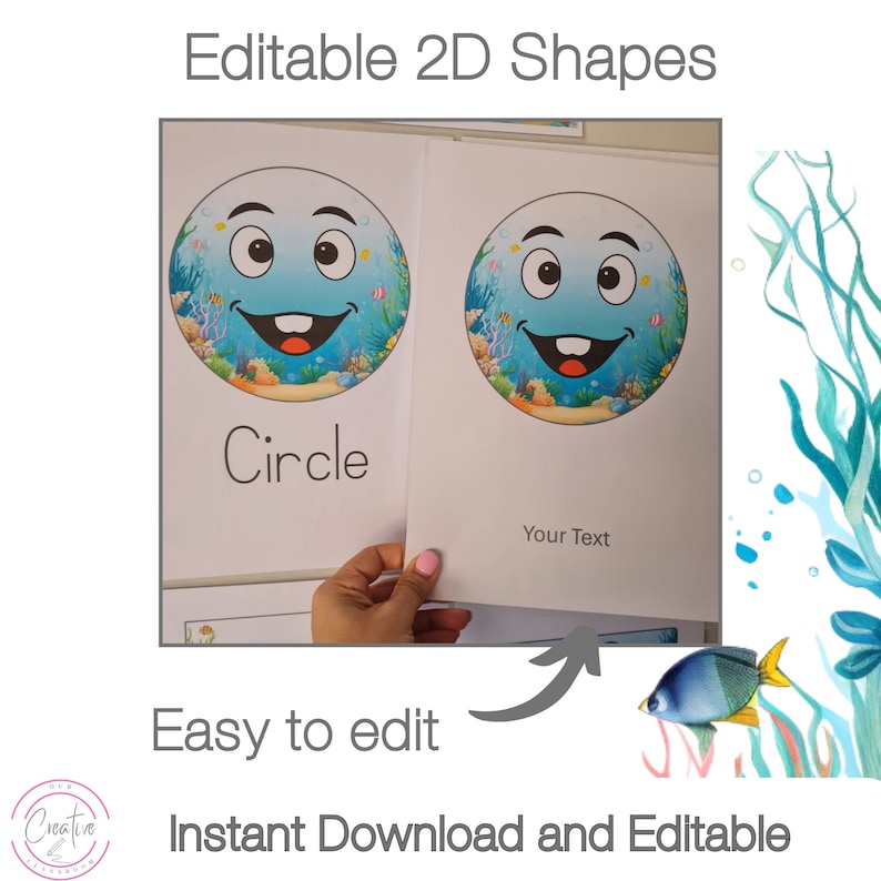Under the Sea Classroom Theme | 2D Shapes | Math Shape Posters ...