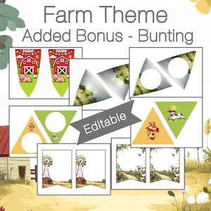 Farm Theme Classroom Decor Bundle Printables - Includes 15 Amazing Farm ...