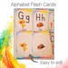 Rainbow Themed Classroom Alphabet Flashcards PDF Printable - Alphabet ...