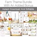 Farm Theme Classroom | Birthday Chart Ideas Printable | Birthday Charts ...