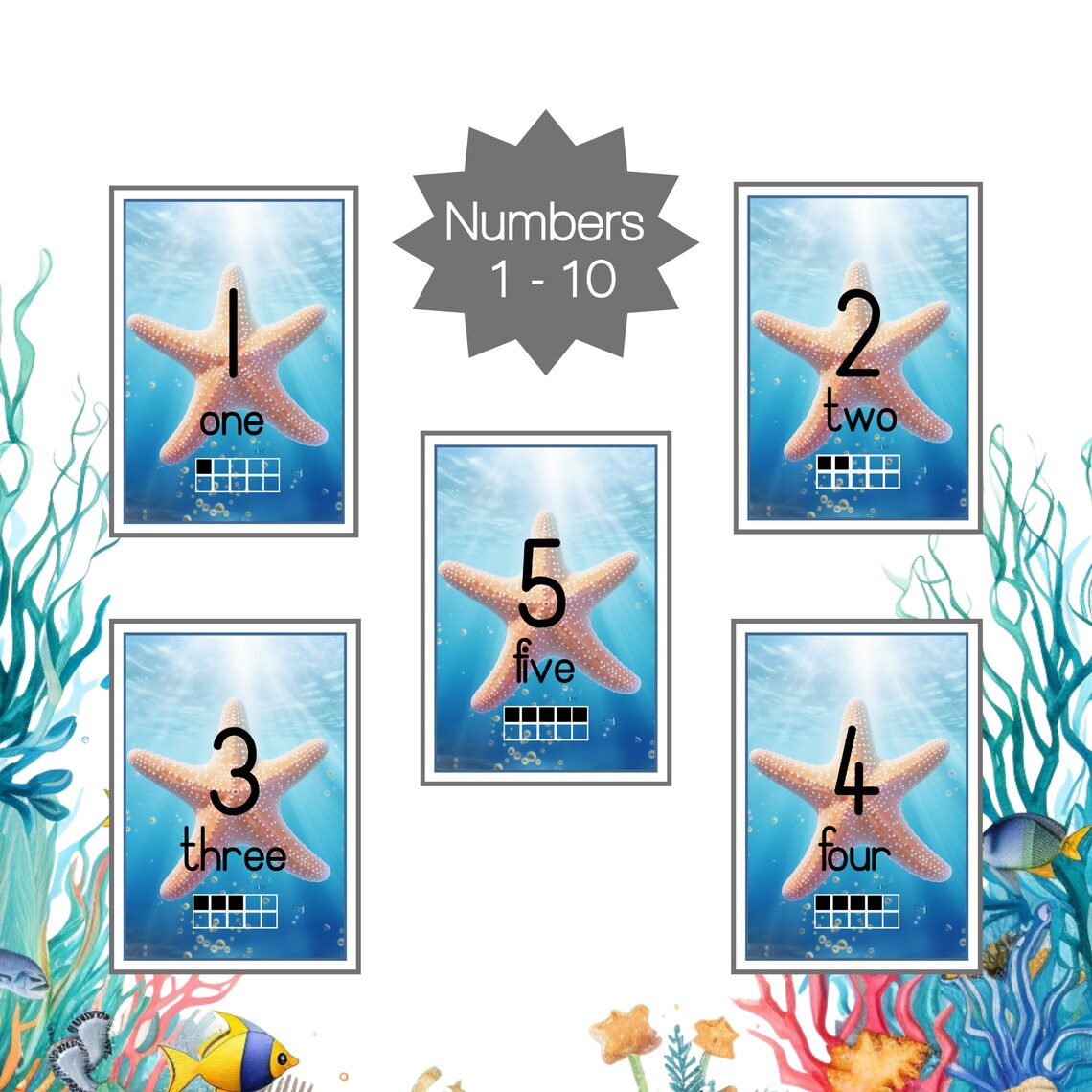 Under the Sea Classroom Decor Bundle Printables Includes 7 Amazing ...