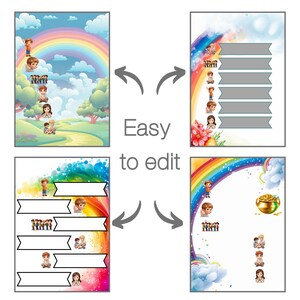 Rainbow Themed Classroom Rules Posters Printable - Class Rules for ...