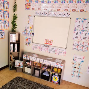 Colorful Classroom Theme Days of the Week Poster Printable & Months of ...