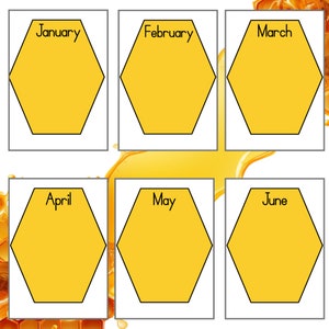 Bee Themed Classroom Birthday Chart Ideas Printable - Birthday Charts ...