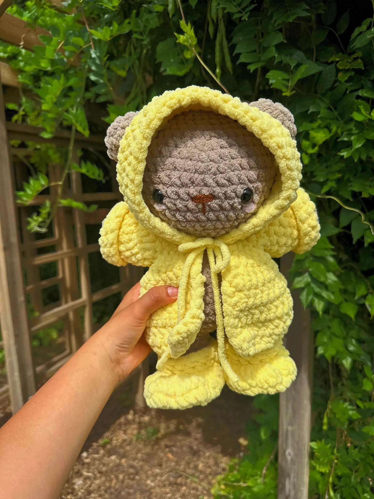 Puddle Pals Bear 3 Mod PDF File Crochet Bear Clothing Pattern, Bear Crochet, Bear in a Raincoat ...
