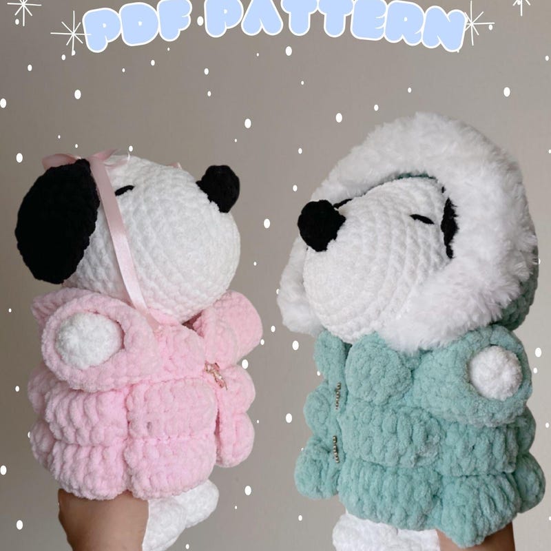 Crochet Snoopy Jacket - Etsy