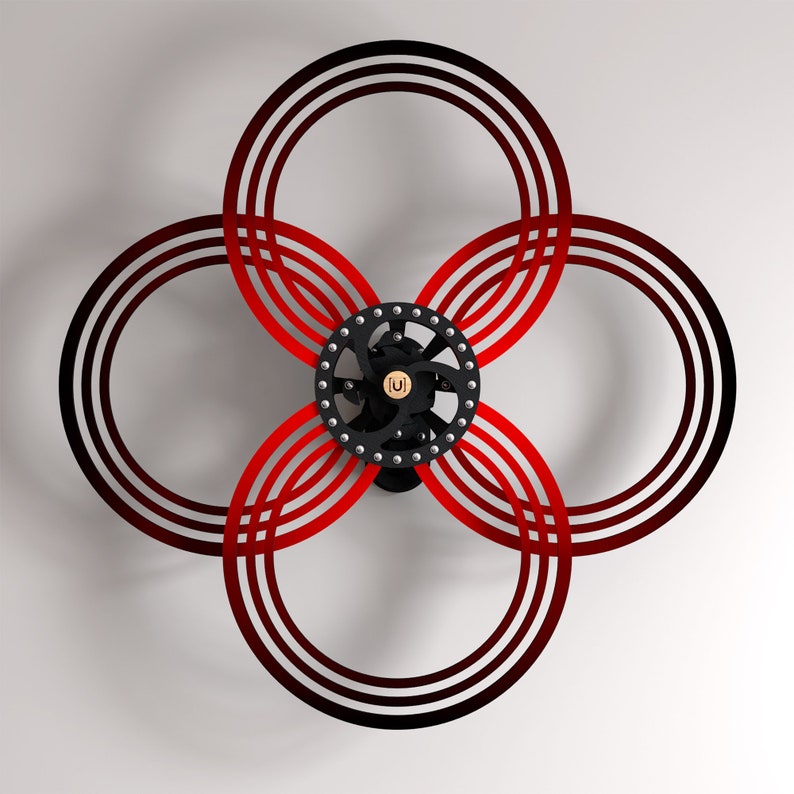 Infinite Kinetic Wall Sculpture: Handmade Wooden 3D Art - Etsy