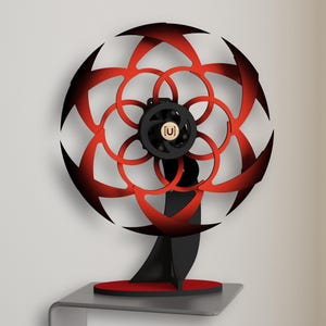 Lotus-desk Kinetic Sculpture, Wall or Desk Sculpture, Art, Sacred ...
