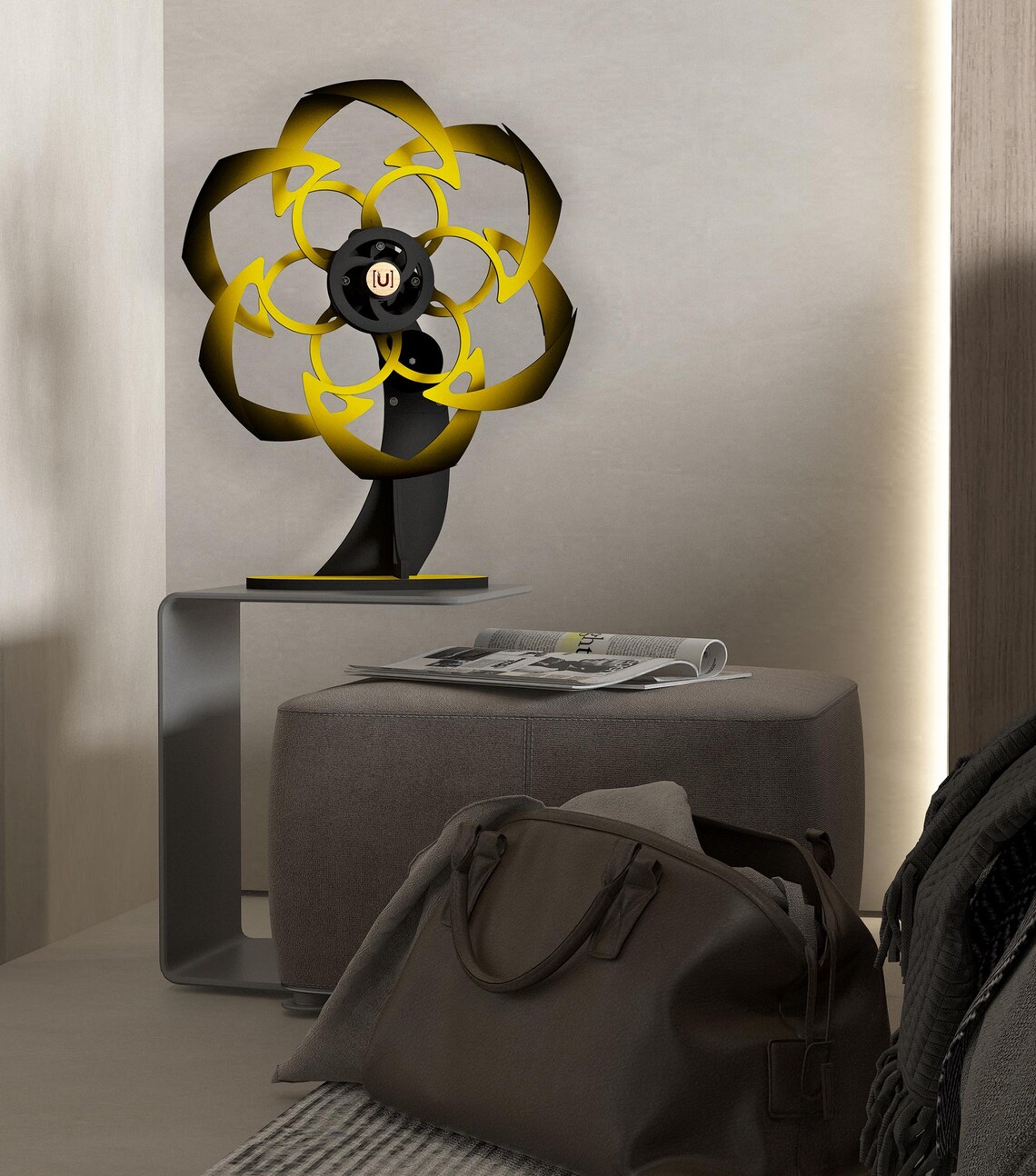 Lotus-desk Kinetic Sculpture, Wall or Desk Sculpture, Art, Sacred ...