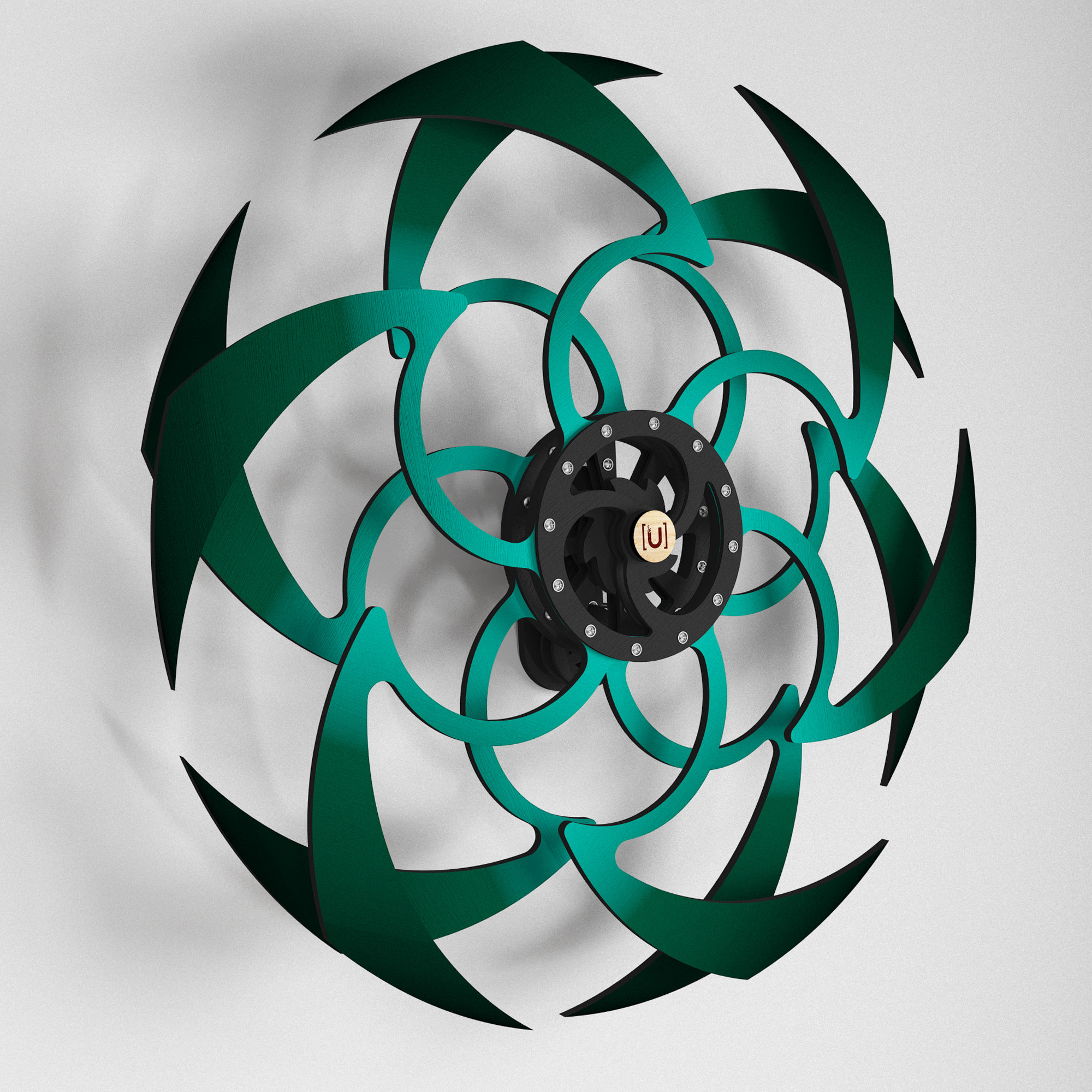 Lotus Kinetic Wall Sculpture: Handmade Wooden 3D Art - Etsy
