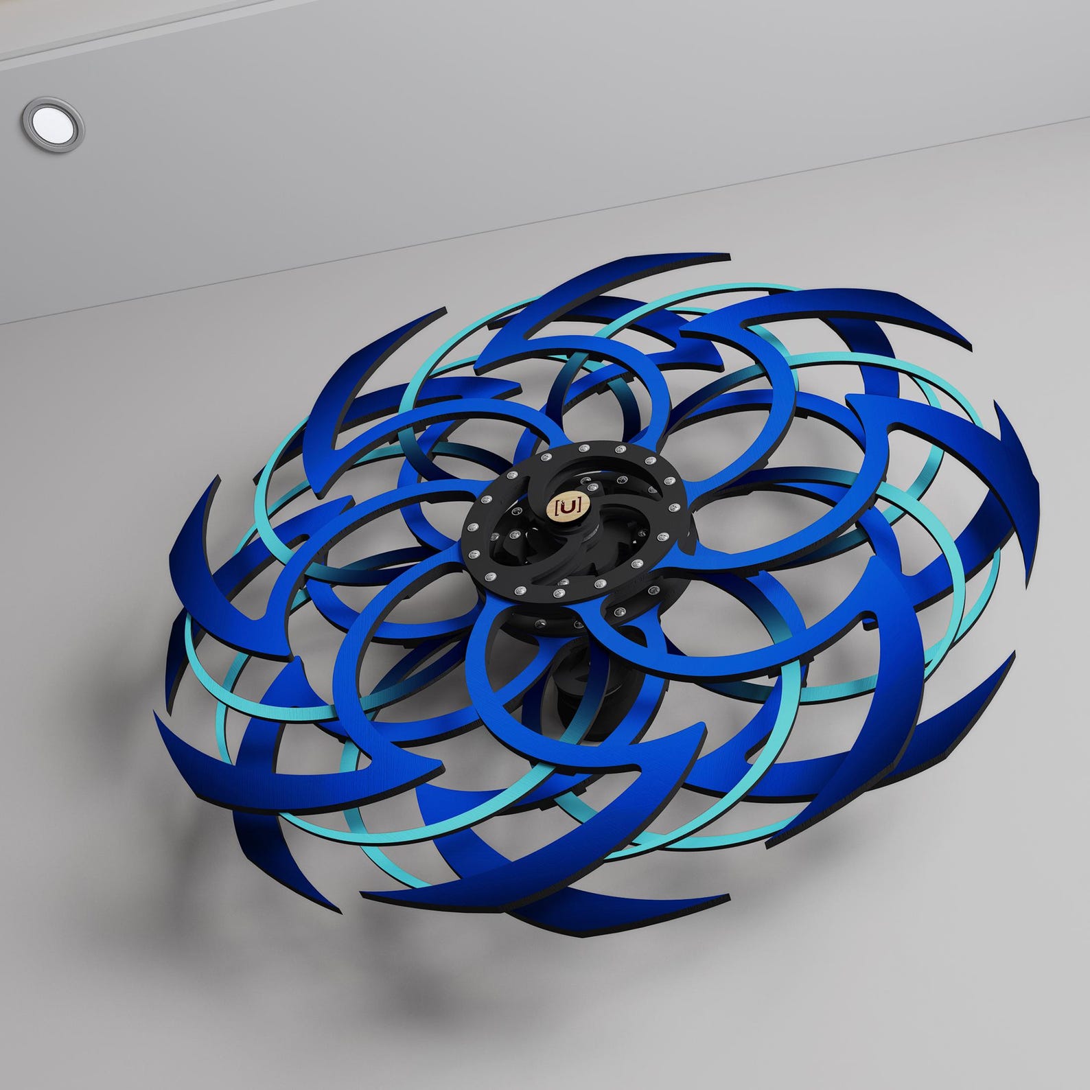 Storm Kinetic Wall Sculpture: Handmade Wooden 3D Infinity Spin Art - Etsy