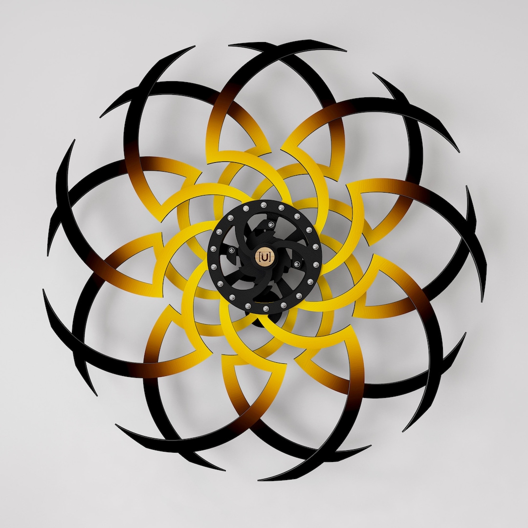Sun Flower Kinetic Sculpture, Wall Sculpture, Unique Wall Decor Art ...