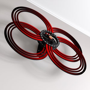Infinite Kinetic Wall Sculpture: Handmade Wooden 3D Art - Etsy