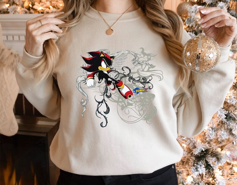 Sonic X Shadow White Tribal Shirt, Shadow the Hedgehog Jesse Pinkman ...