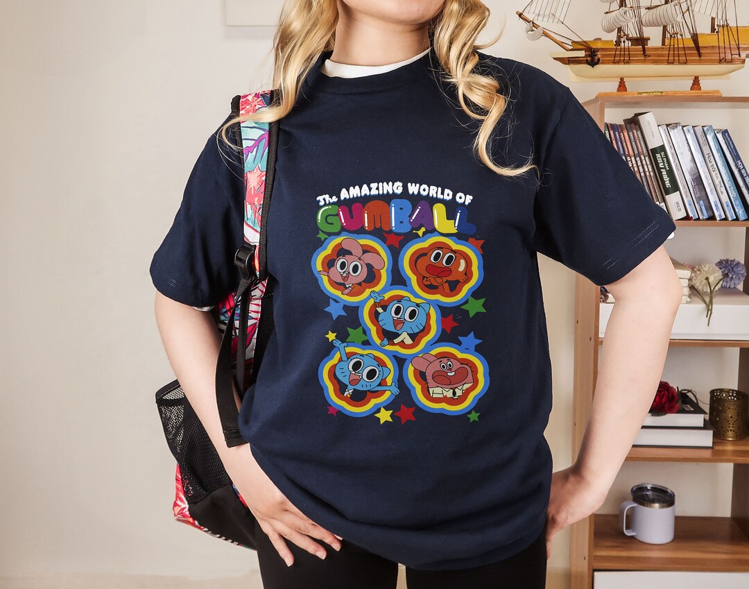 The Amazing World of Gumball Shirt Gumball Watterson Family Stars ...