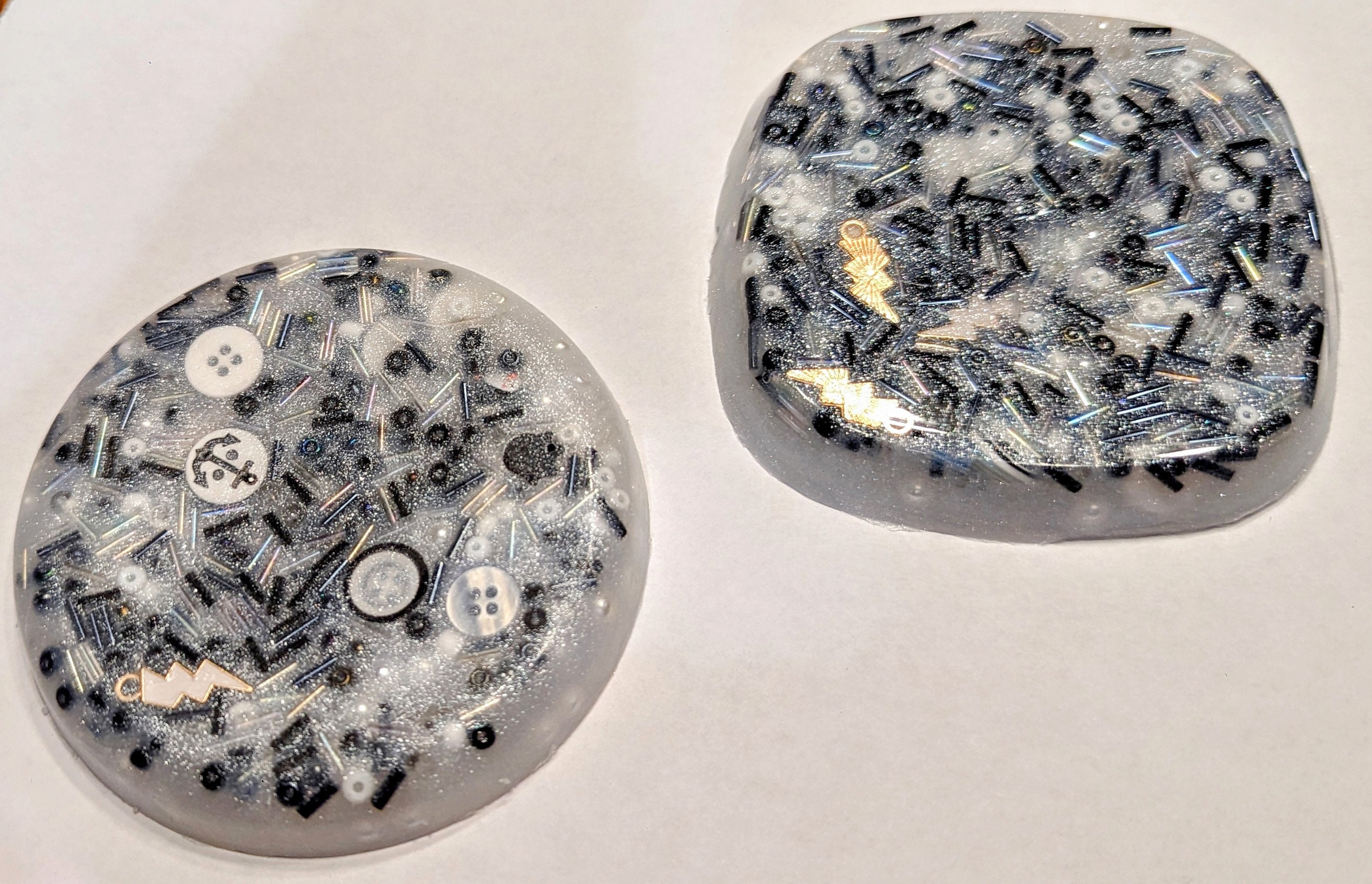 Pick Pads Black and White - Etsy