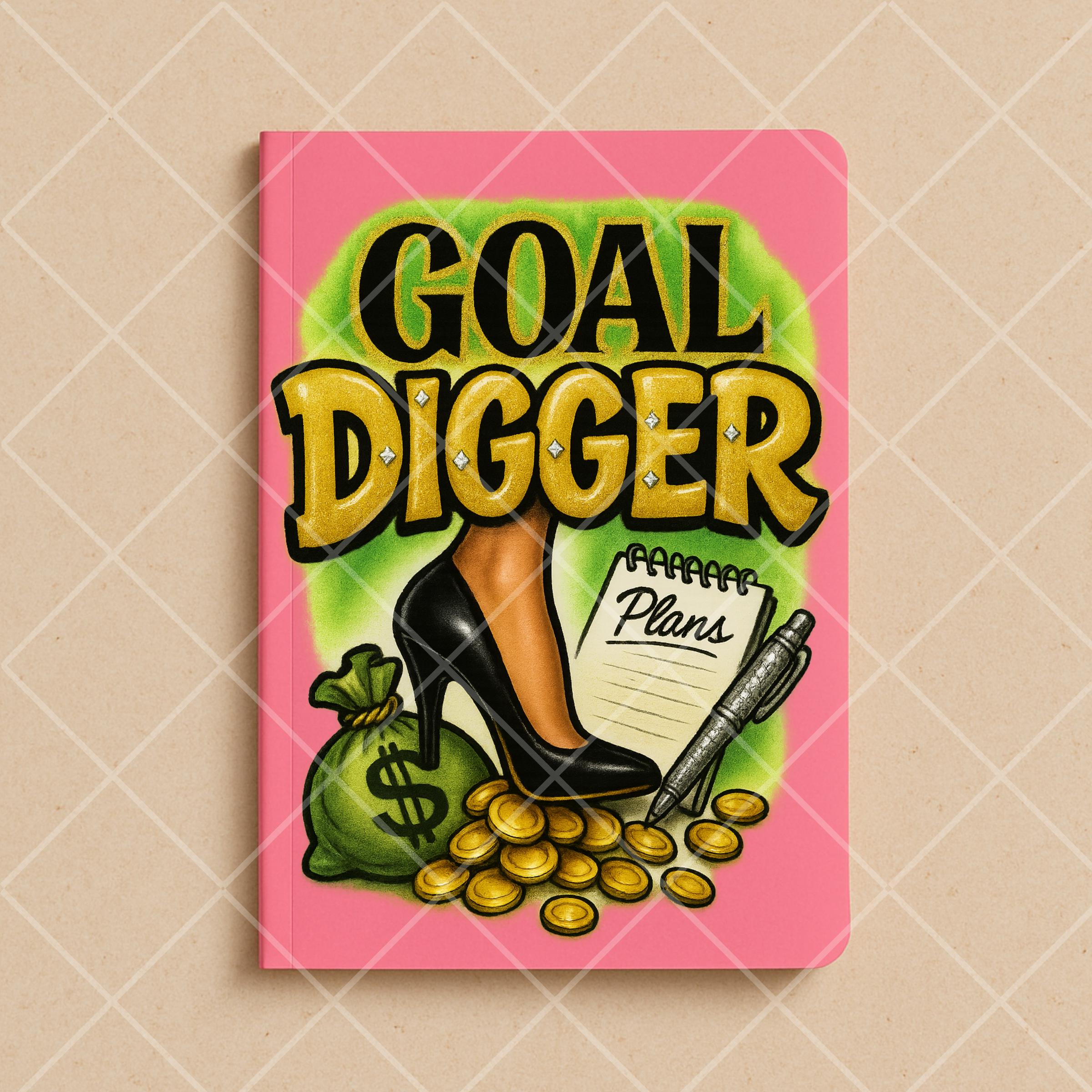 Goal Digger Graffiti PNG | Airbrush Style Digital Art for T-shirts ...