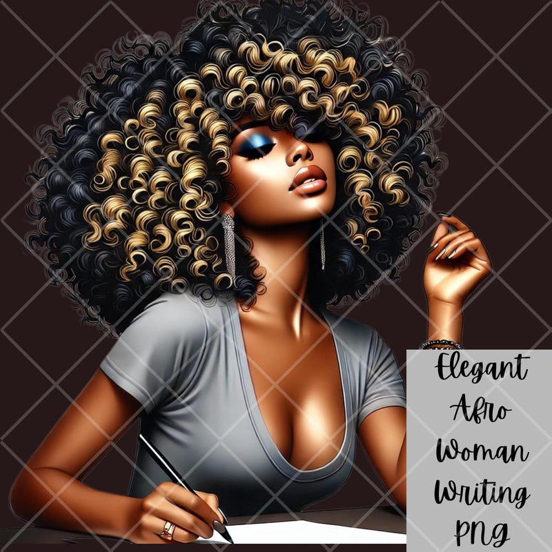Curly Woman Stickers - Etsy