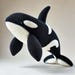 Orca Amigurumi Crochet Pattern PDF, Realistic Whale Toy, DIY Handmade ...