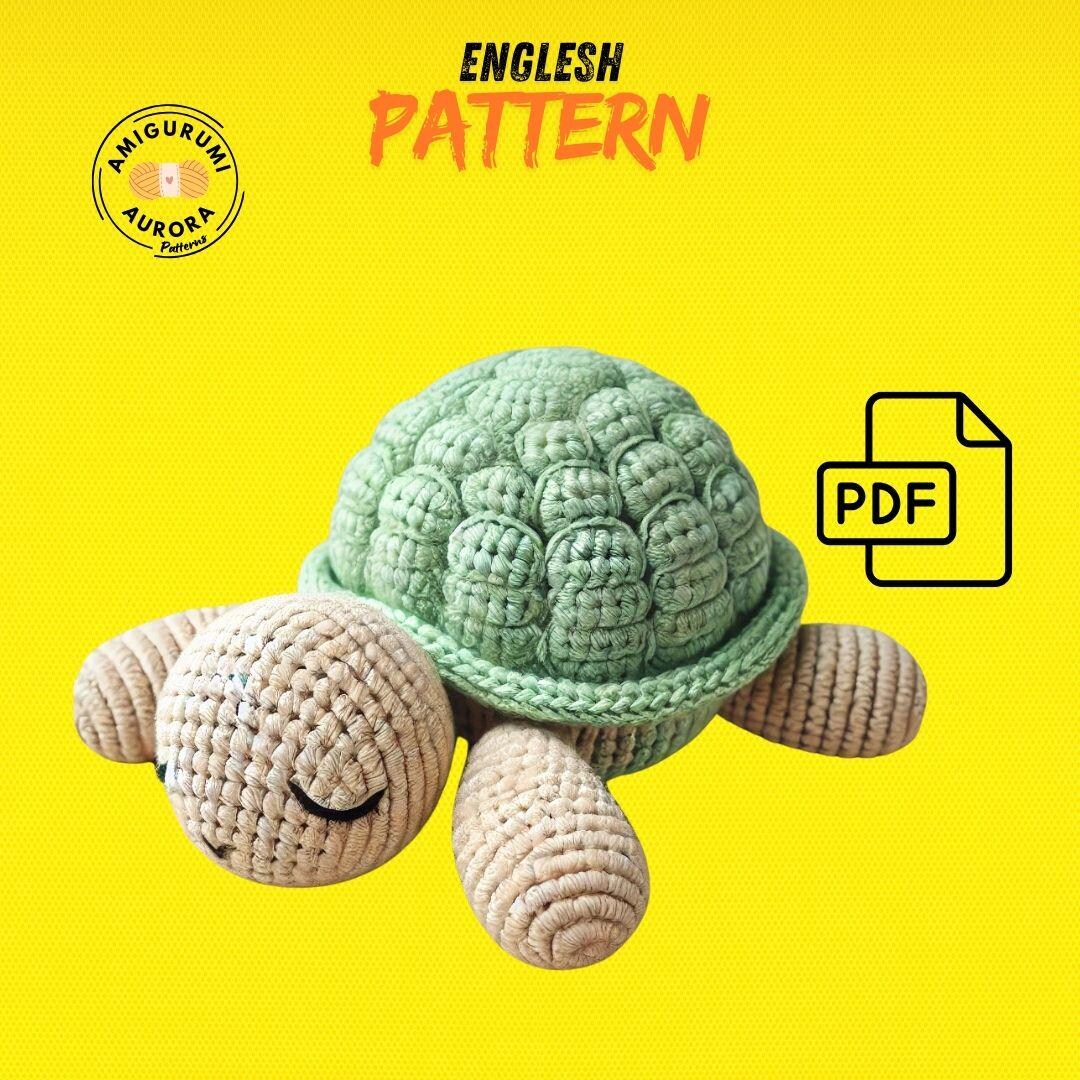 Sleeping Turtle Amigurumi Crochet Pattern PDF - Step-by-step ...