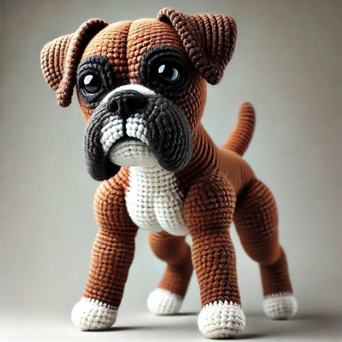 Amigurumi Boxer Dog Crochet Pattern – Realistic and Cute PDF Pattern ...