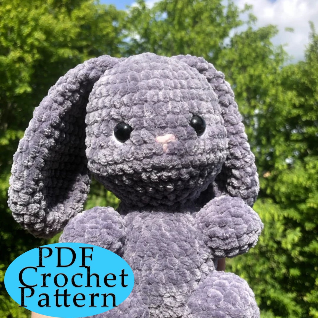 Fluffy Bunny Crochet Pattern Cute Bunny Amigurumi Bunny - Etsy