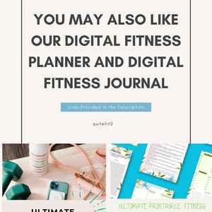 Workout Planner, Planner Templates, Exercise Planner, Workout Planner ...
