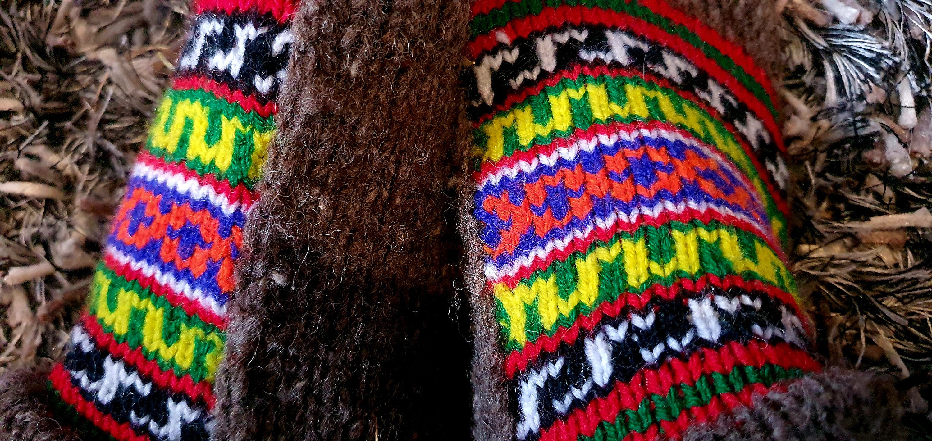 Hand Knitted in the Himalayas With Sheep Wool, Chunky Warm Sofa Socks ...