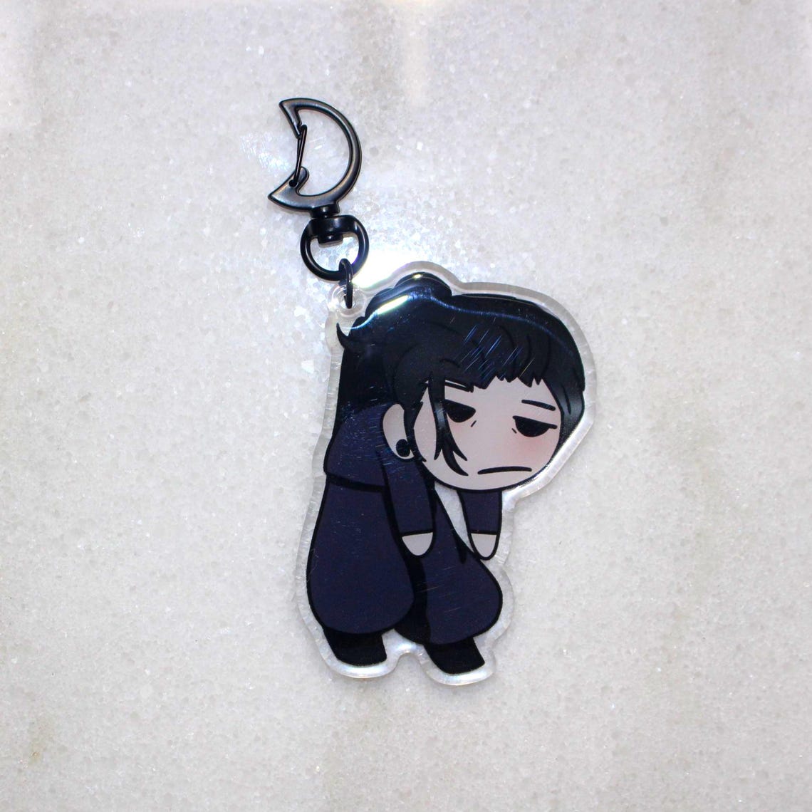 JJK Jujutsu Kaisen Gojo Satoru and Geto Suguru Epoxy Keychain Charms ...