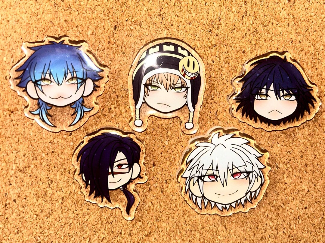 Dramatical Murder Epoxy Acrylic Pin Charms - Etsy