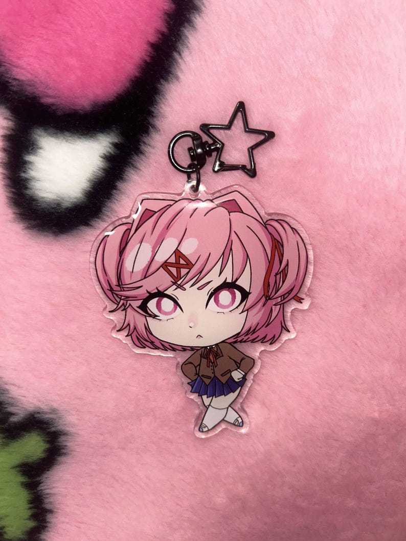 Doki Doki Literature Club (DDLC) Epoxy Acrylic Keychain Charms - Etsy