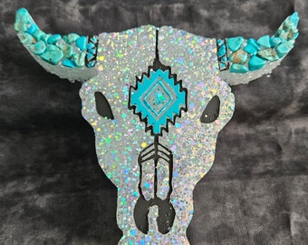 Aztec Bull Car Freshie Western Car Freshie Freshie Bull Skull Freshie ...