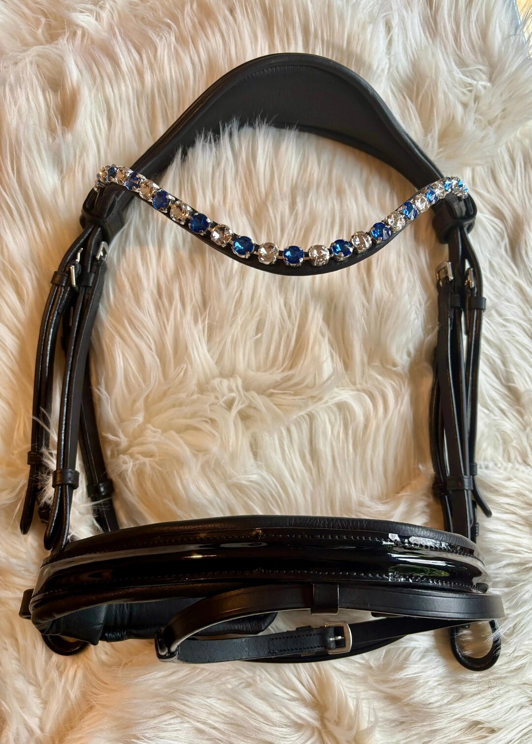 Patent Bridle With Removable Flash Strap - Etsy