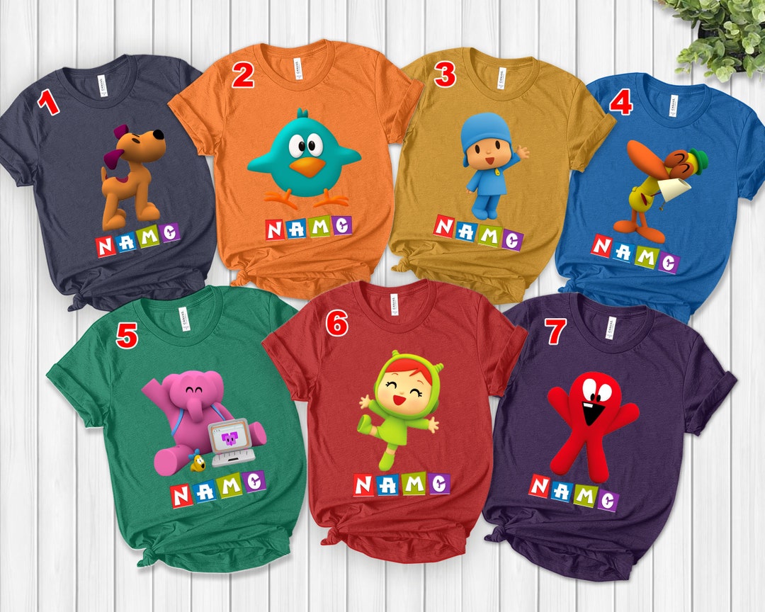 Pocoyo Birthday Shirt Pocoyo Family Shirt Pocoyo Family - Etsy