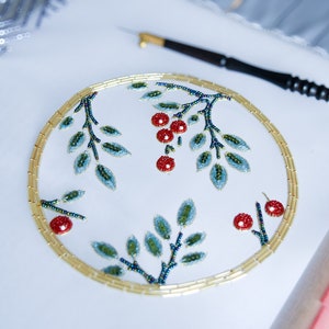 Design 02 - Tambour Embroidery Pattern - Beginner Level - Etsy